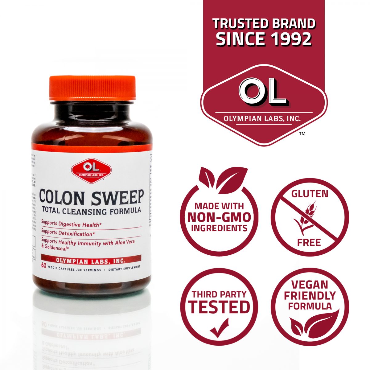 Colon Sweep - Total Cleansing Formula | Olympian Labs