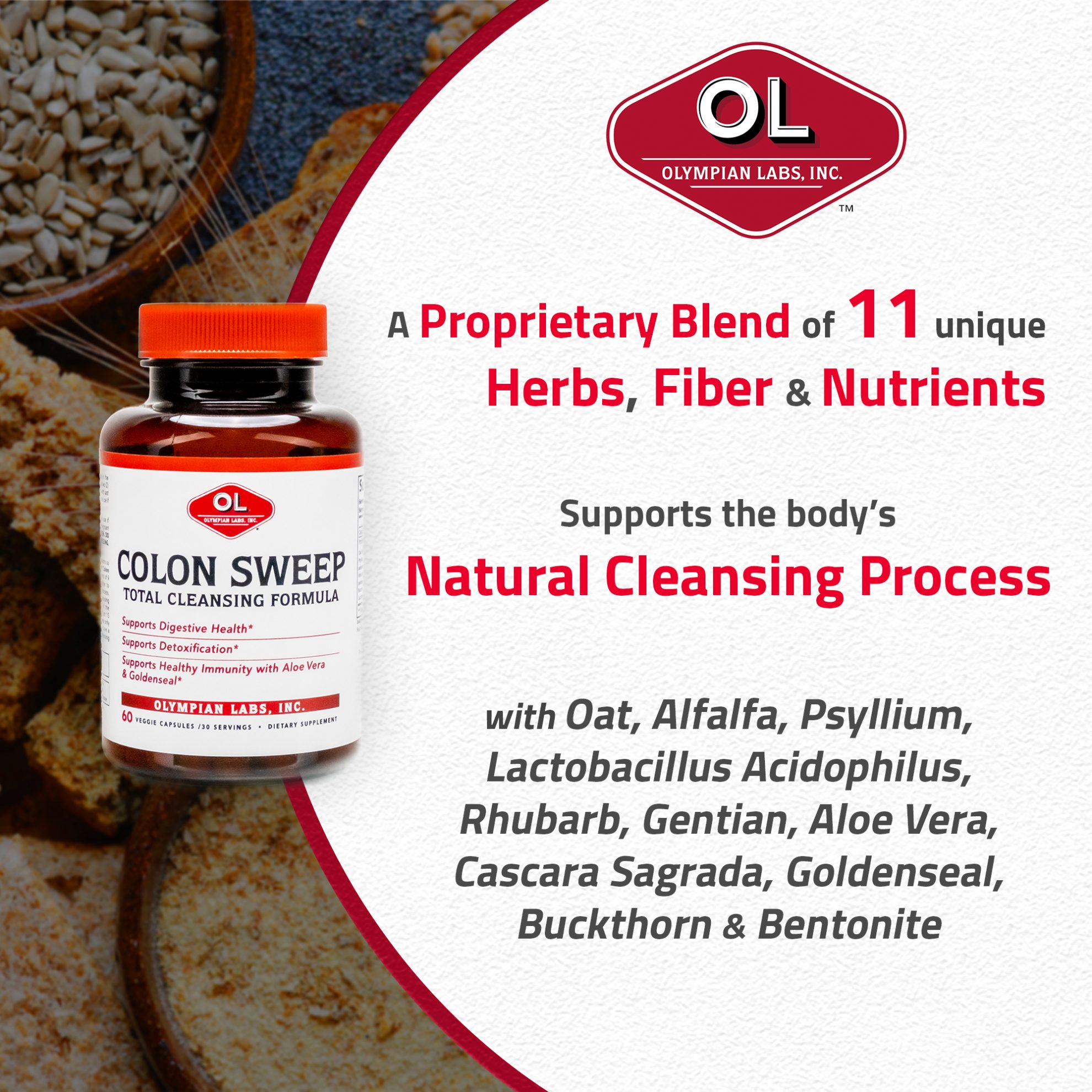 Colon Sweep - Total Cleansing Formula | Olympian Labs