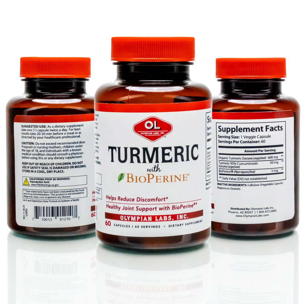 Turmeric with BioPerine | Olympian Labs