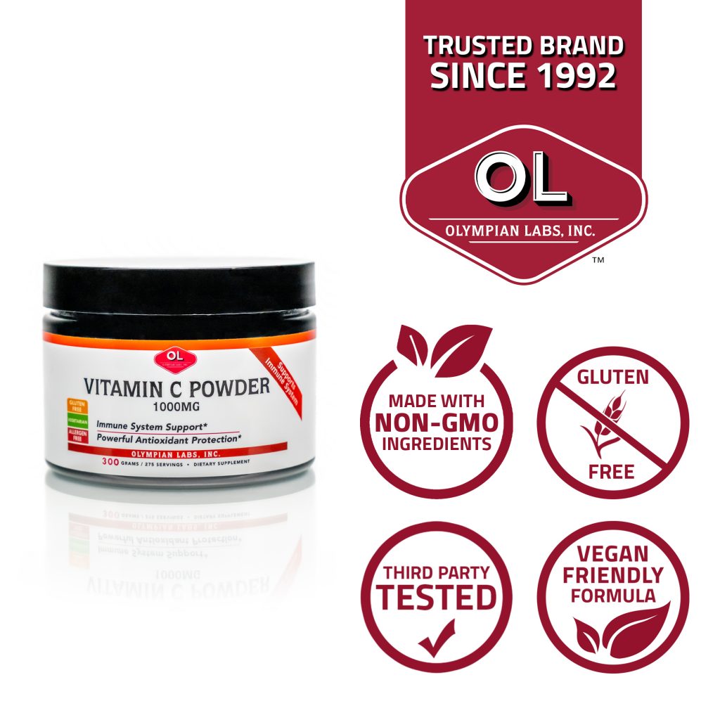 Vitamin C Powder - 1000 MG of Vitamin C per serving | Olympian Labs