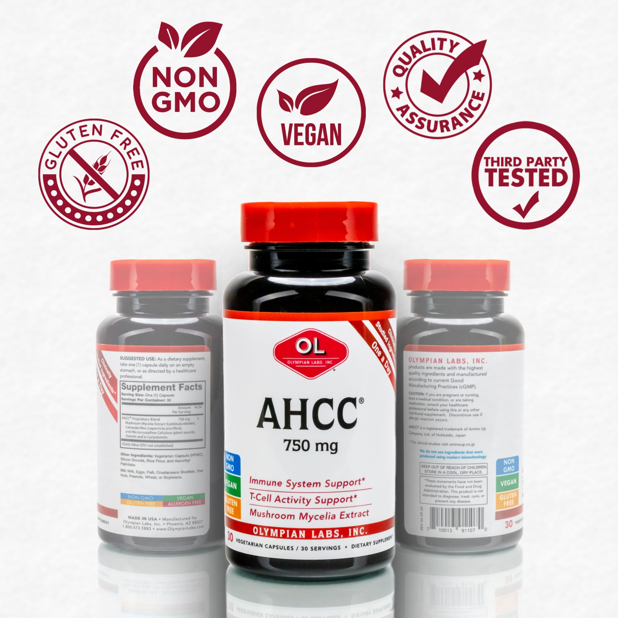 AHCC - Mushroom Mycelia Extract | Olympian Labs