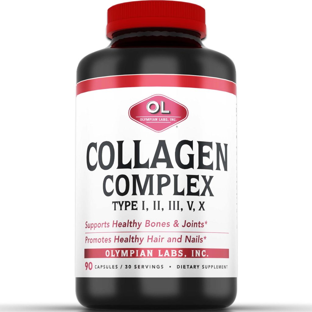 Collagen Complex Type I, II, III, V, X plus Digestive Enzymes - 90 ...